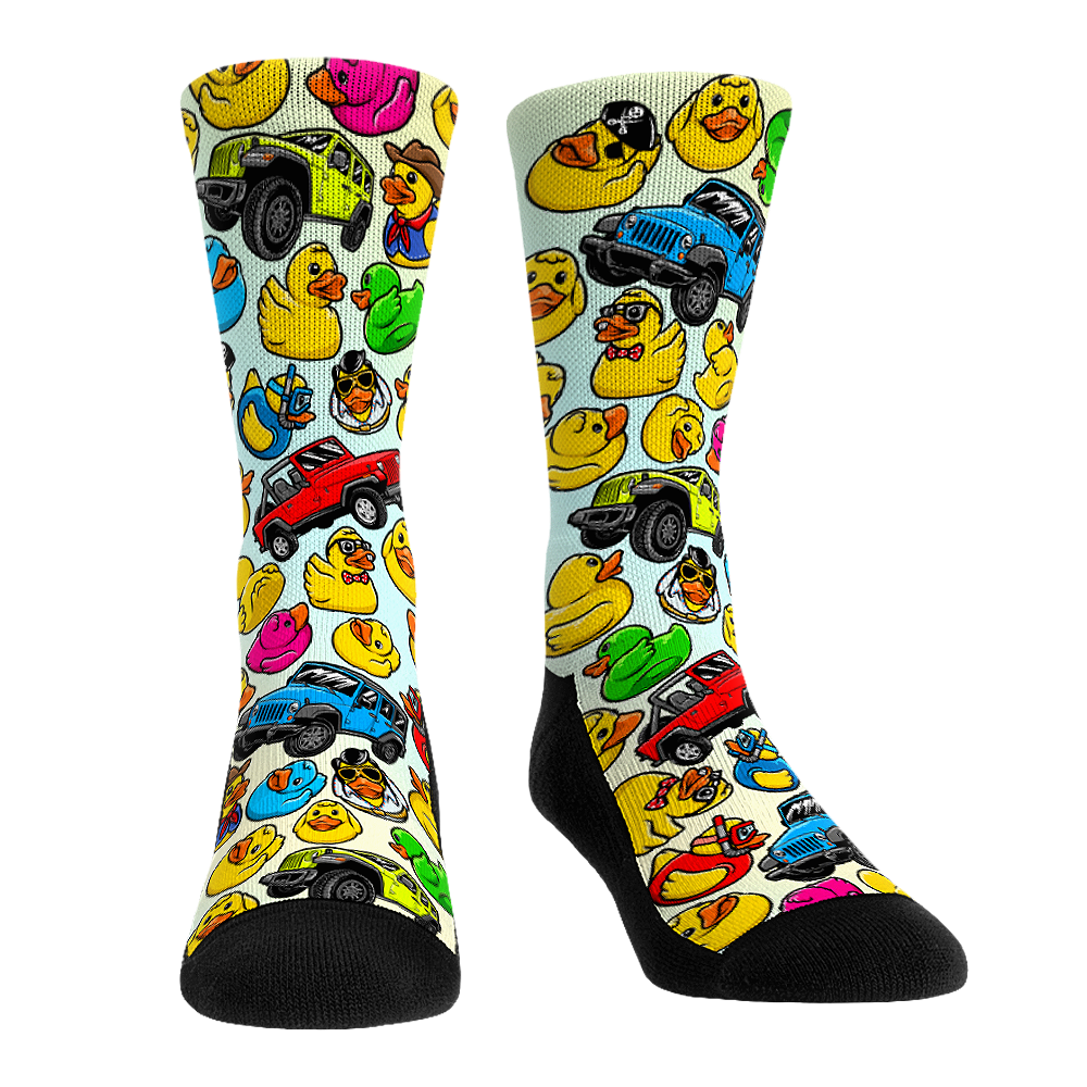 Jeep Ducks All-Over Socks - Rock 'Em Socks - The World's Largest Sock Store