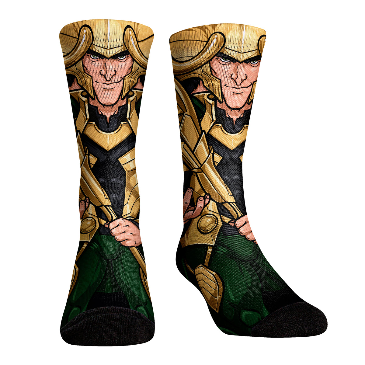 Loki Socks - Character Wrap Socks - Rock 'Em Socks - Marvel Socks