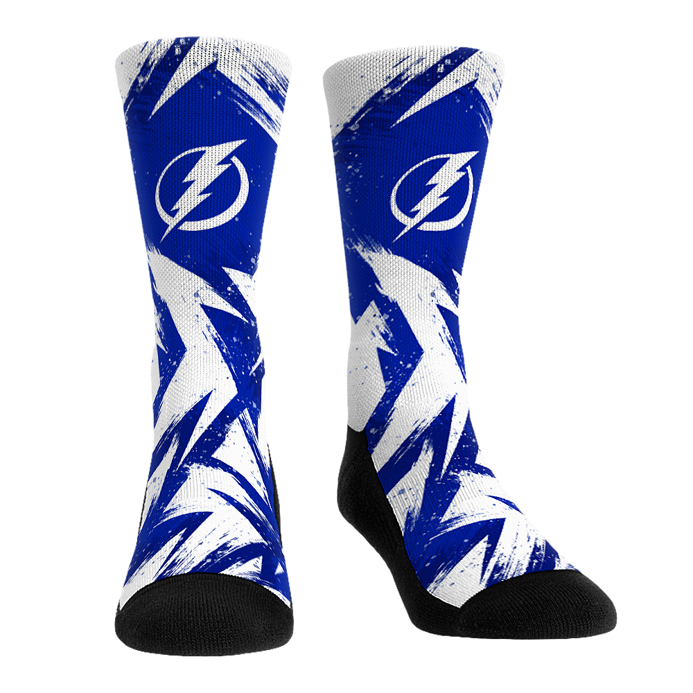 Tampa Bay Lightning Socks - Game Paint - NHL Socks - Rock 'Em Socks