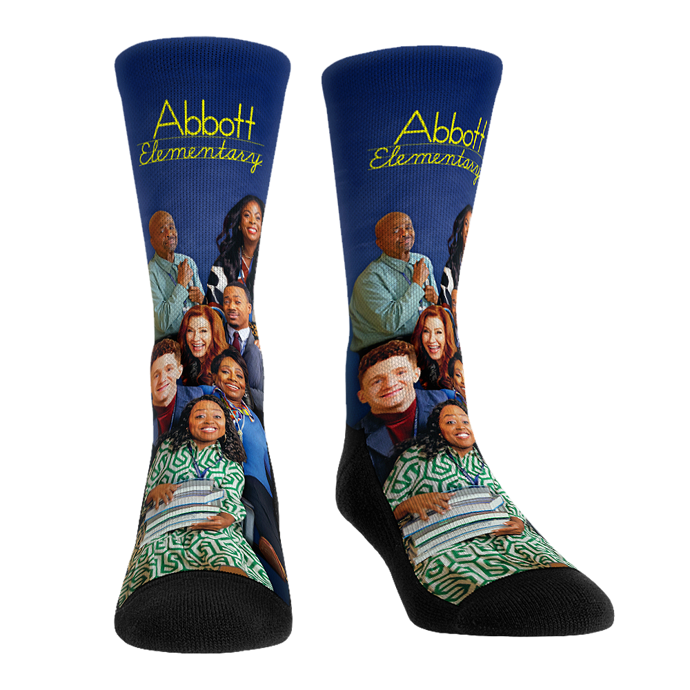 Abbott Elementary Socks - Title Sequence - Rock 'Em Socks