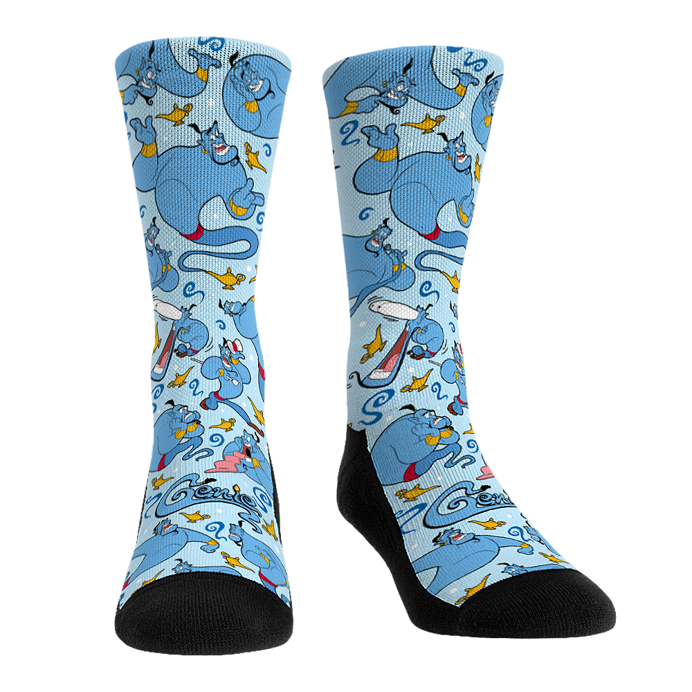 Aladdin Socks - Genie All-Over - Disney Socks - Rock 'Em Socks