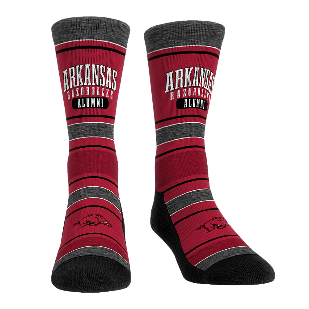 Arkansas Razorbacks Socks - Alumni - Rock 'Em Socks