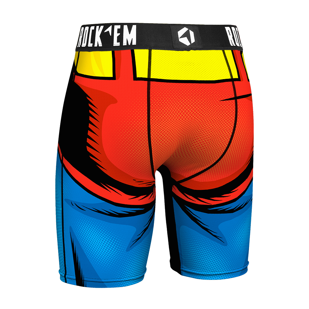 Superman Suit - Rock 'Em Boxer Briefs - Underwear - Rock 'Em Socks