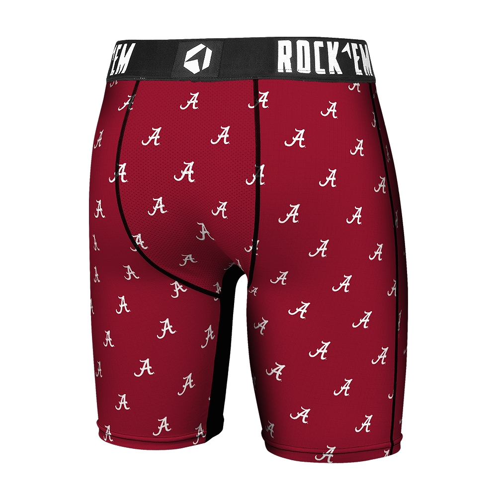Alabama Crimson Tide - Boxer Briefs - Big Mascot - Rock 'Em Socks