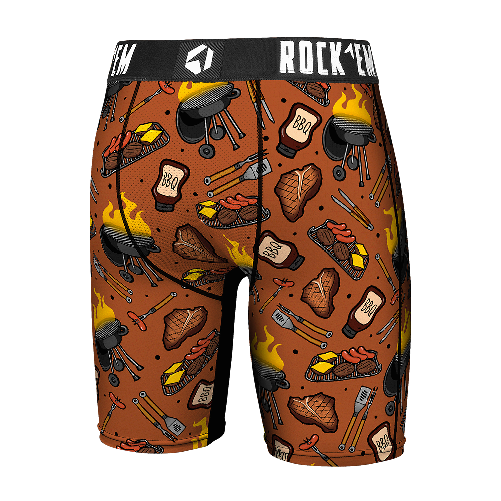 Grill Master - Rock 'Em Boxer Briefs - Underwear - Rock 'Em Socks