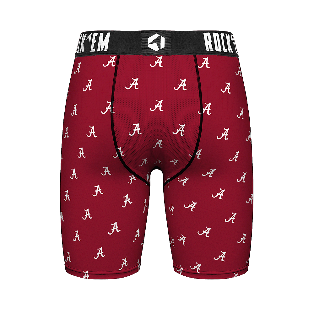 Alabama Crimson Tide - Boxer Briefs - Big Mascot - Rock 'Em Socks