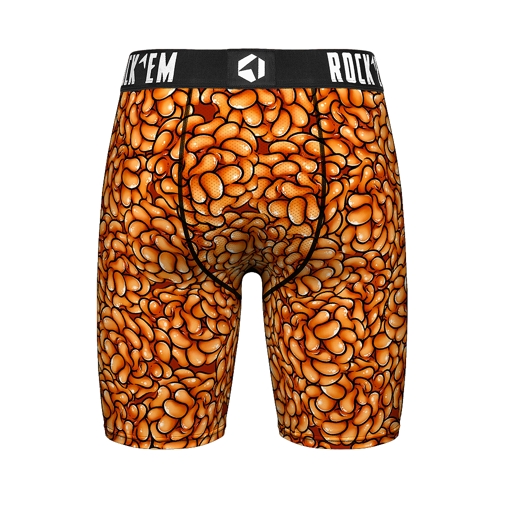 Baked Beans All-Over - Rock 'Em Boxer Briefs - Underwear - Rock 'Em Socks