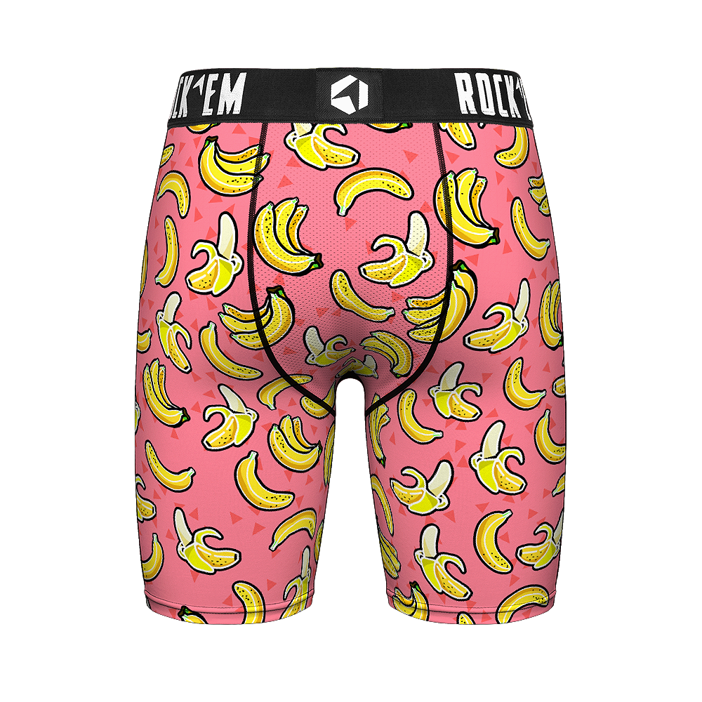 Bananas All-Over - Rock 'Em Boxer Briefs - Underwear - Rock 'Em Socks