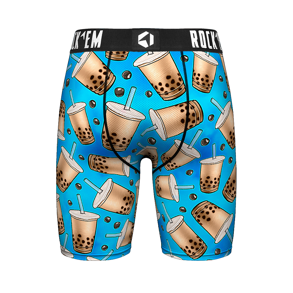Boba Tea All-Over - Rock 'Em Boxer Briefs - Underwear - Rock 'Em Socks