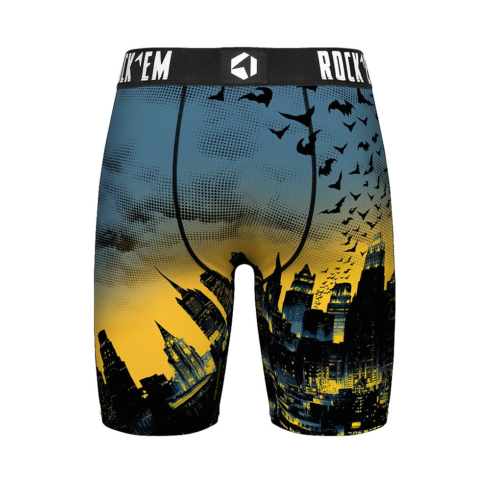 Batman Hero Pose - Rock 'Em Boxer Briefs - Underwear - Rock 'Em Socks