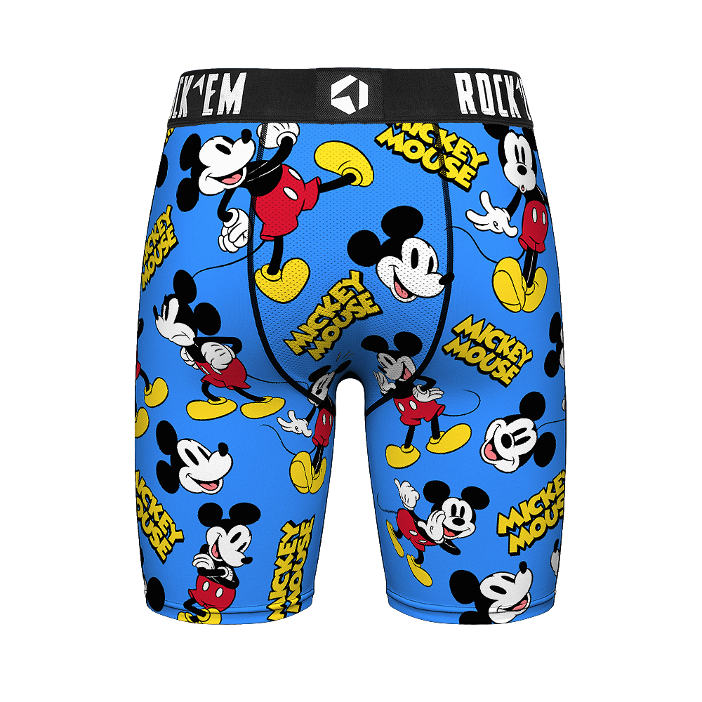 Disney Boxers - Mickey Mouse - All-Over - Underwear - Rock 'Em Socks
