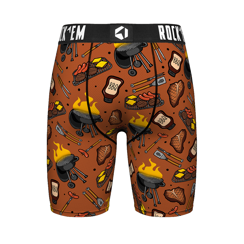 Grill Master - Rock 'Em Boxer Briefs - Underwear - Rock 'Em Socks