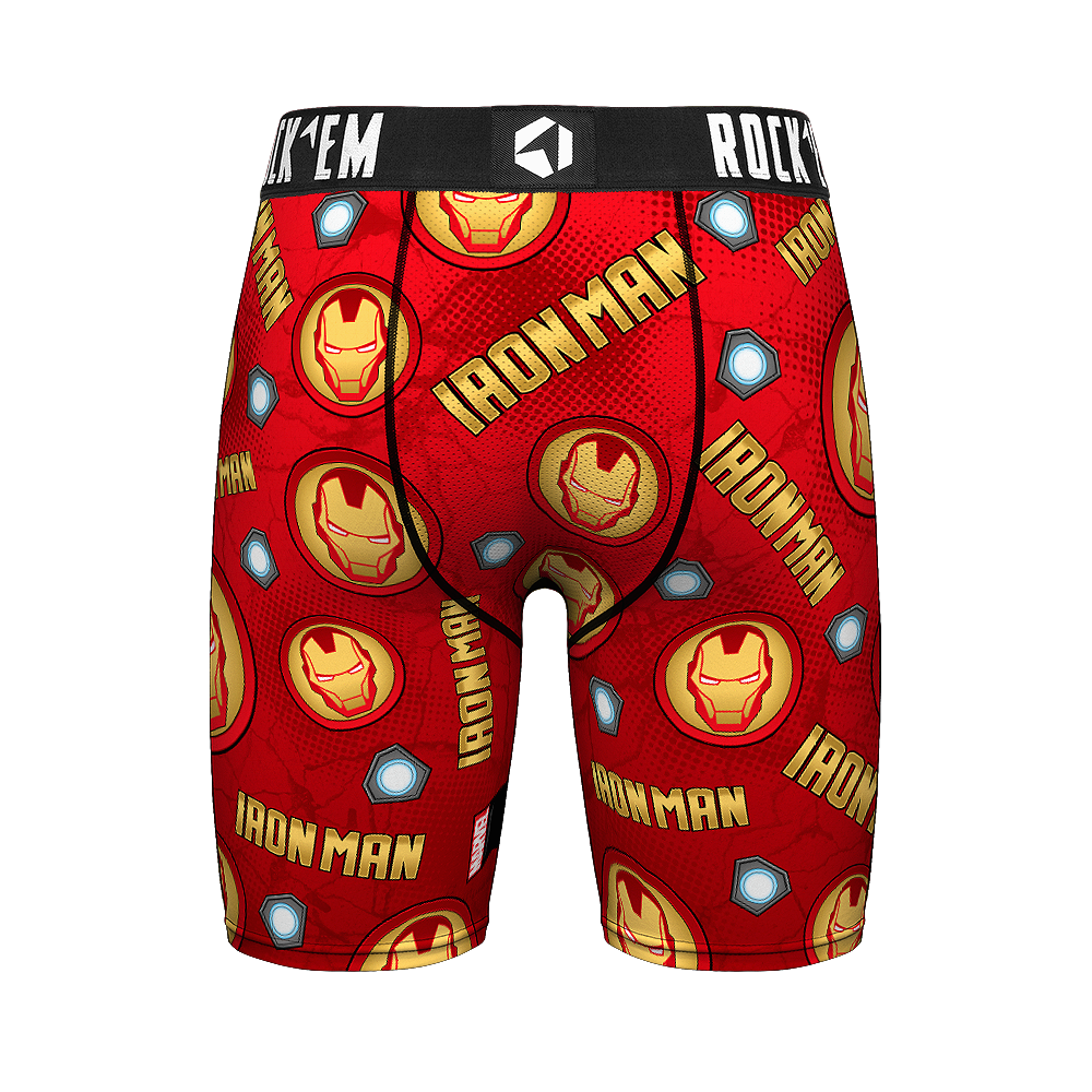 Marvel Boxers - Iron Man - Icon All-Over - Underwear - Rock 'Em Socks