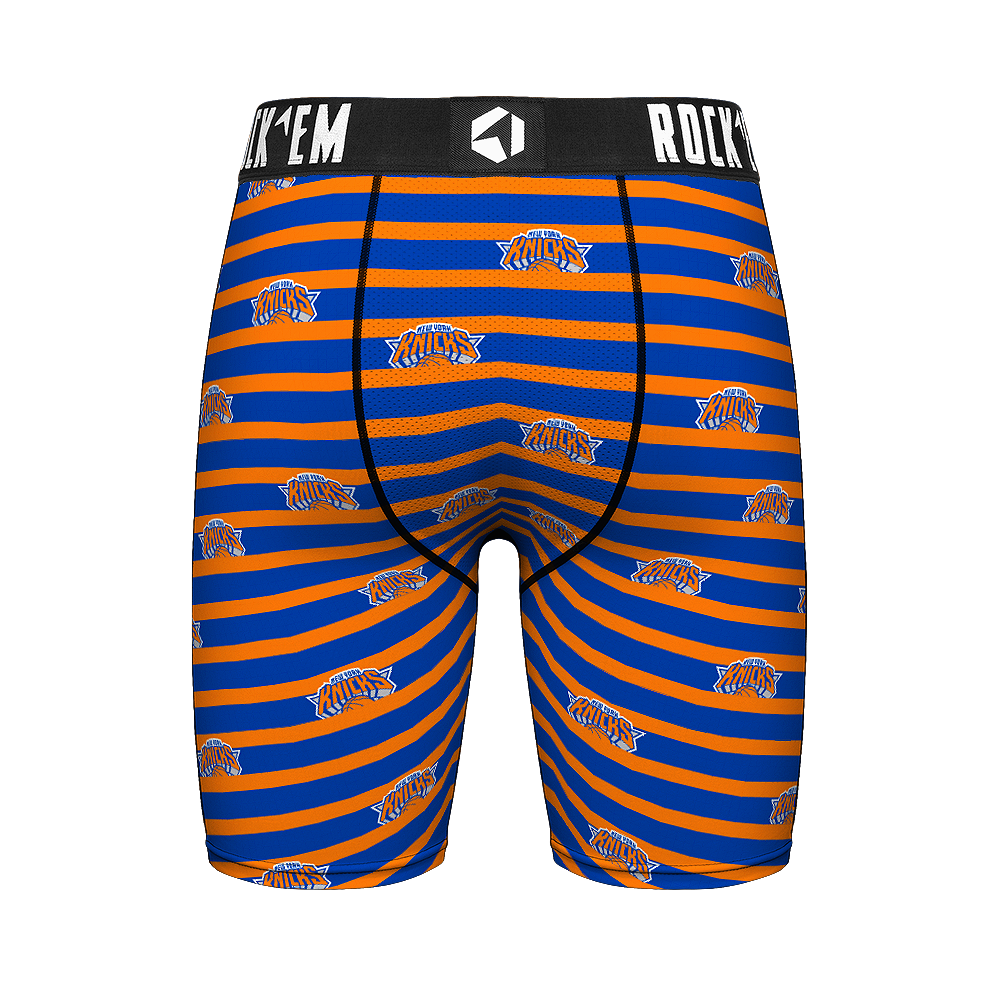 New York Knicks - Rock 'Em Boxer Briefs - Peek-A-Boo Stripes - Rock 'Em ...