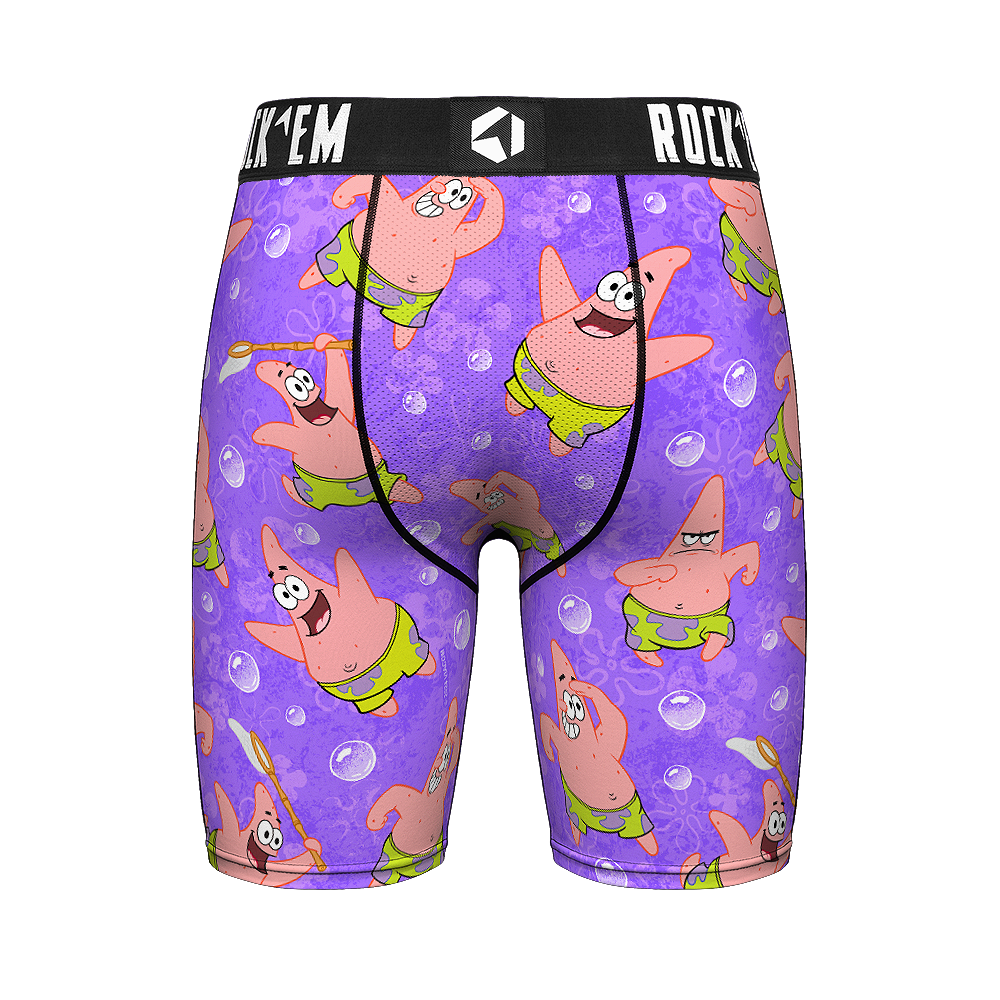 SpongeBob SquarePants Boxers - Patrick All-Over - Underwear - Rock 'Em ...