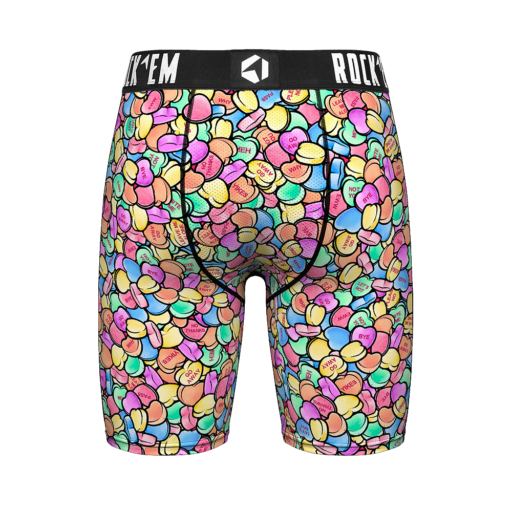 Anti-Valentine's Day Candy - Rock 'Em Boxer Briefs - Underwear - Rock ...