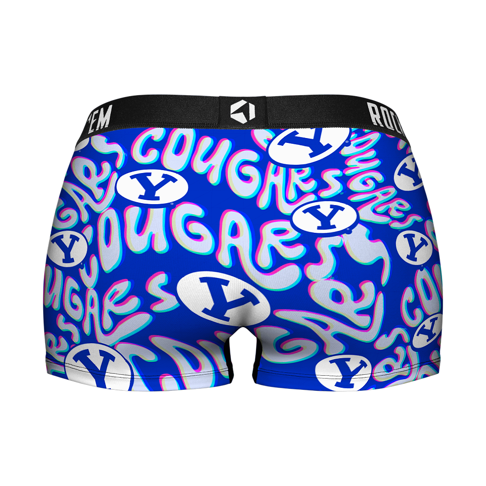 BYU Cougars - Women's Boy Shorts - Team Blast - Rock 'Em Socks