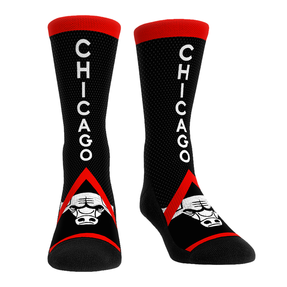 Chicago Bulls Socks - City Edition Jersey Socks - NBA Socks - Rock 'Em ...