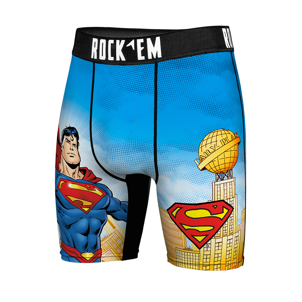 Superman Hero Pose - Rock 'Em Boxer Briefs - Underwear - Rock 'Em Socks