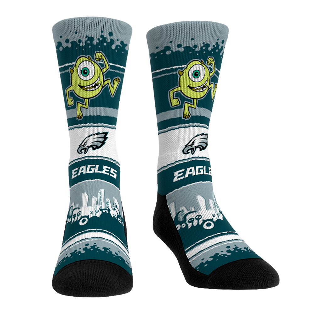 Philadelphia Eagles Socks - Monsters, Inc - NFL Socks - Rock 'Em Socks
