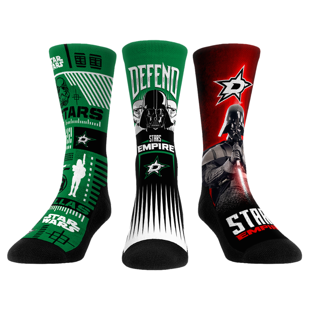 Dallas Stars Socks - Star Wars - NHL Socks - Rock 'Em Socks