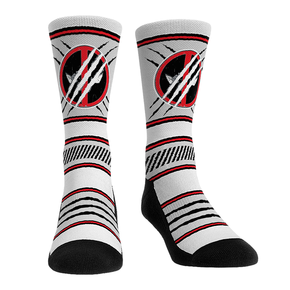 Deadpool and Wolverine Socks - Icon Slash - Rock 'Em Socks - Marvel Socks