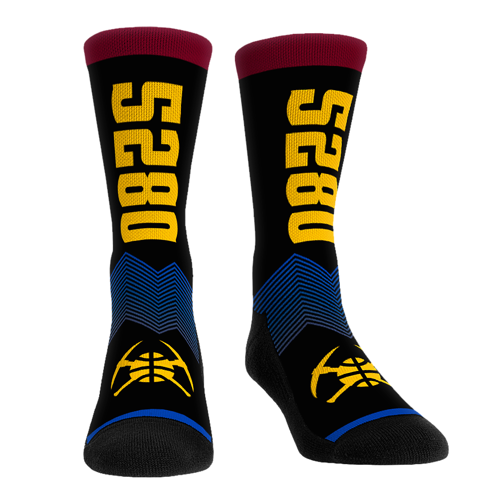 Denver Nuggets Socks - City Edition Jersey Socks - NBA Socks - Rock 'Em ...