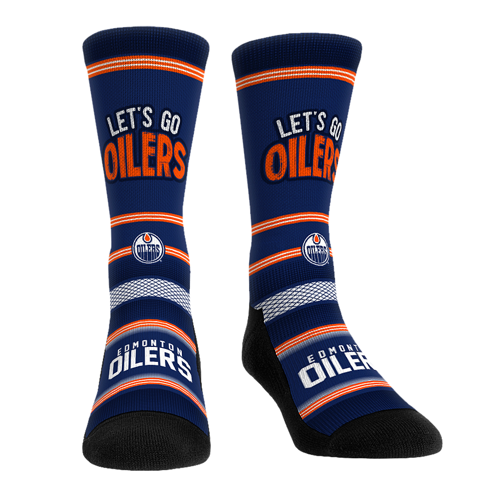 Edmonton Oilers Socks - Slogan - NHL Socks - Rock 'Em Socks
