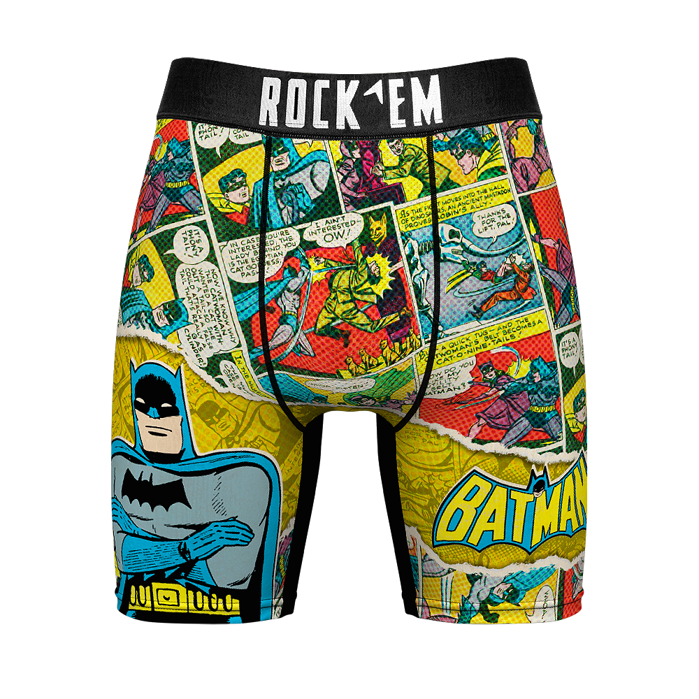 Batman Off Panel - Rock 'Em Boxer Briefs - Underwear - Rock 'Em Socks