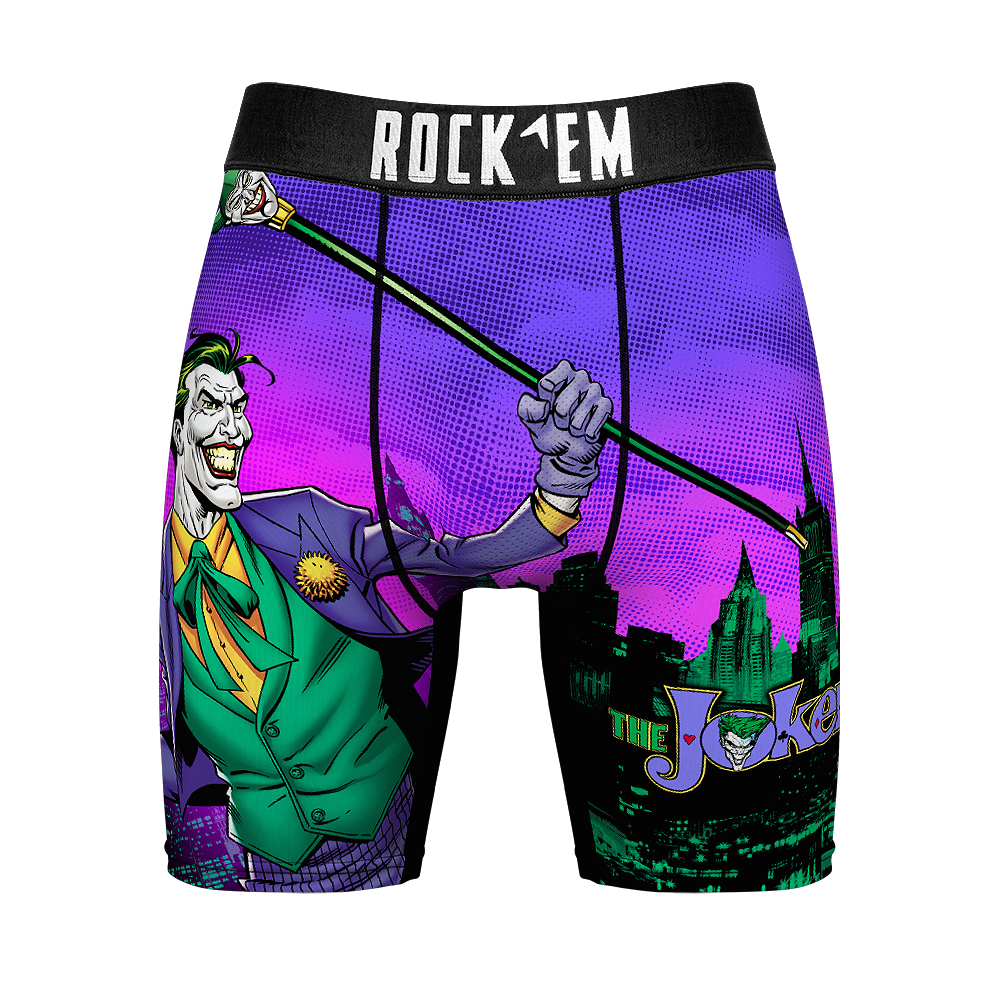 The Joker Villain Pose - Rock 'Em Boxer Briefs - Underwear - Rock 'Em Socks
