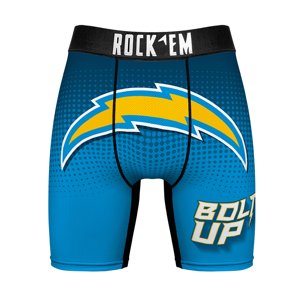 Los Angeles Chargers - Rock 'Em Boxer Briefs - Slogan Underwear - Rock ...