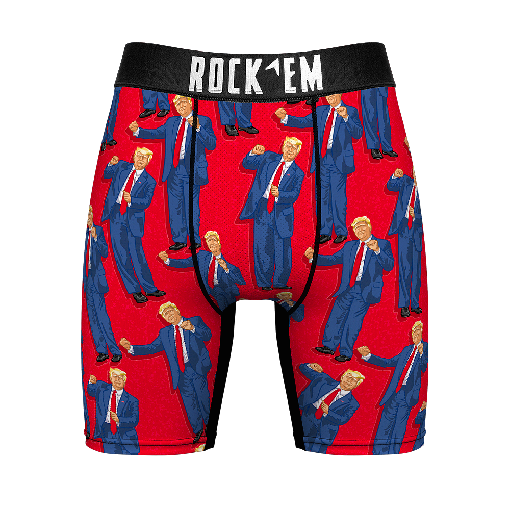 Donald Trump Underwear - Rock 'Em Boxer Briefs - Underwear - Rock 'Em Socks