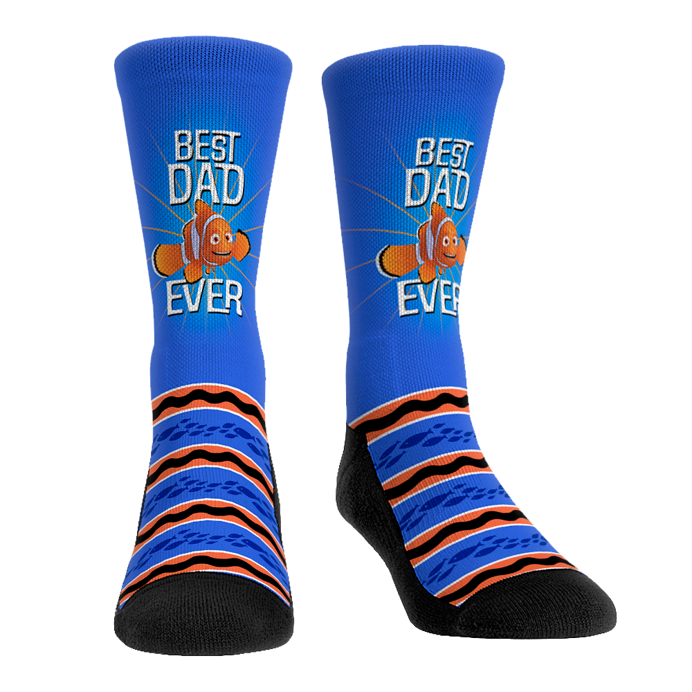 Finding Nemo Socks - Best Dad Ever - Rock 'Em Socks