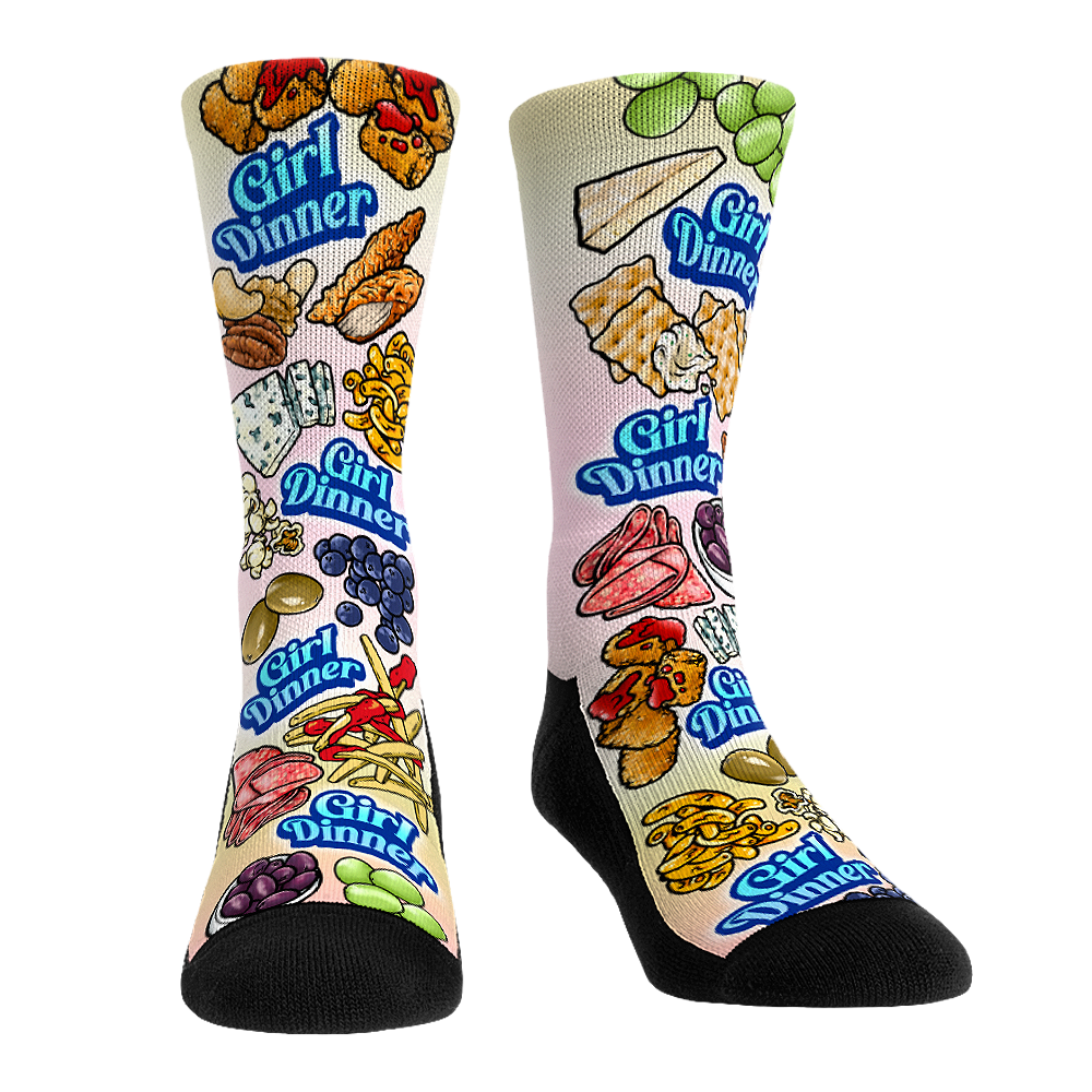Girl Dinner - Rock 'Em Socks - Food & Drink Socks