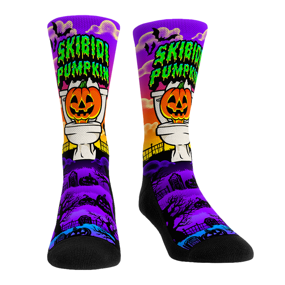 Brain Rot Socks - Rock 'Em Socks - Halloween Socks