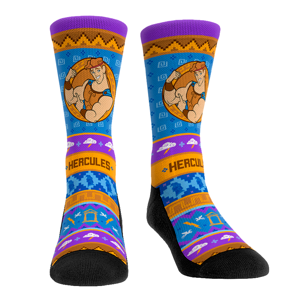 Hercules Socks - Tacky Sweater - Disney Socks - Rock 'Em Socks