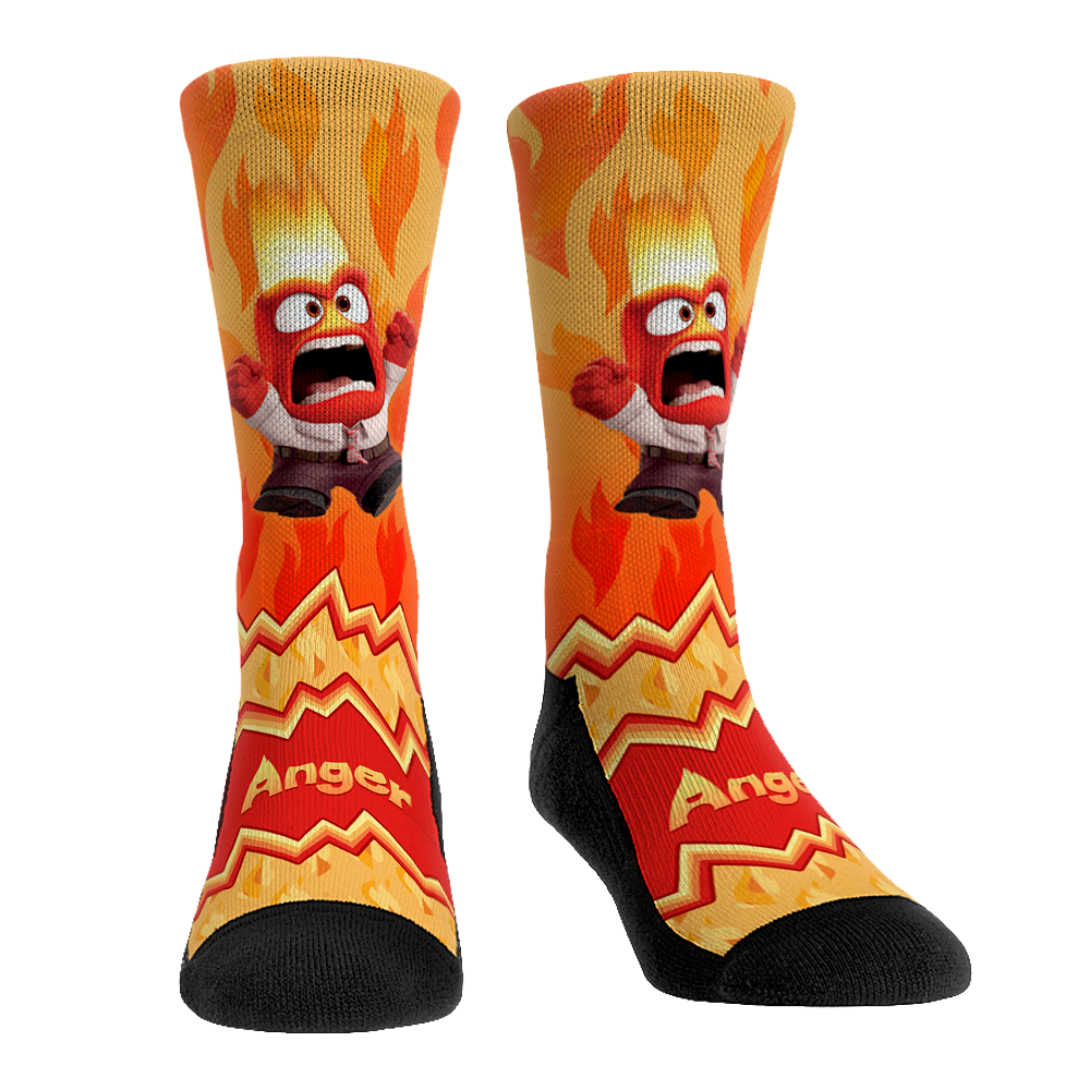 Inside Out Socks - Anger Showtime - Rock 'Em Socks