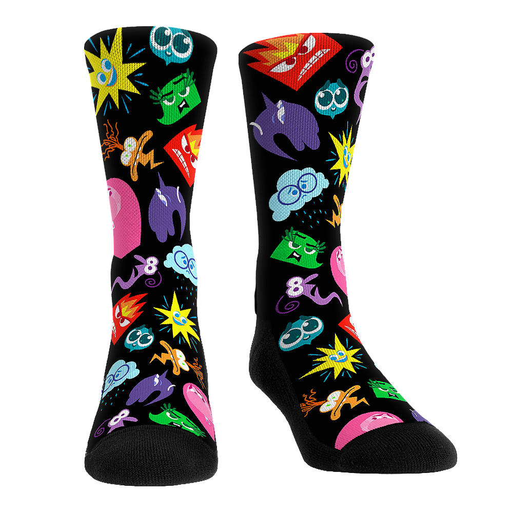 Inside Out 2 Socks - Emotions All-Over - Rock 'Em Socks