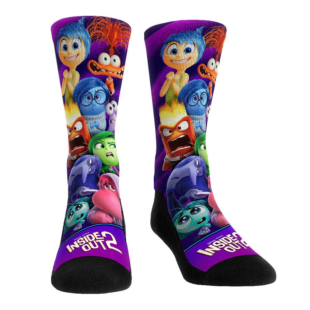 Inside Out 2 Socks - Emotions All-Over - Rock 'Em Socks