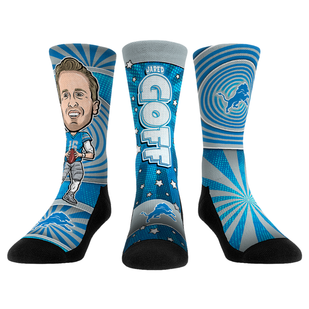 Jared Goff Socks - Detroit Lions Socks - Rock 'Em Socks - NFL