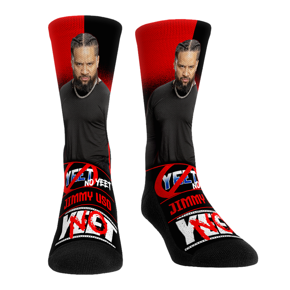 Jimmy Uso Socks - Stare Down - WWE Socks - Rock 'Em Socks