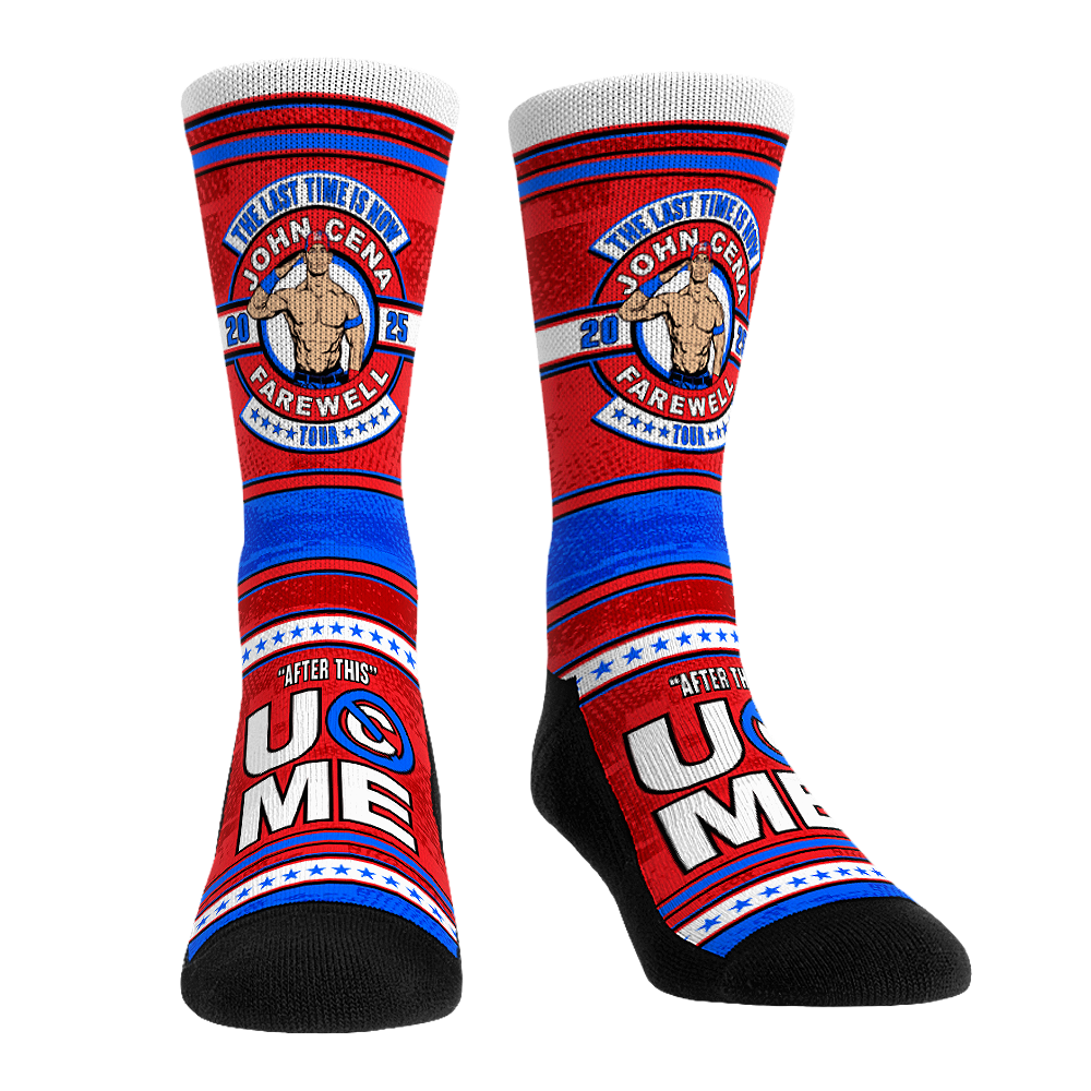John Cena Socks - WWE Farewell Tour - Rock 'Em Socks - WWE Collection