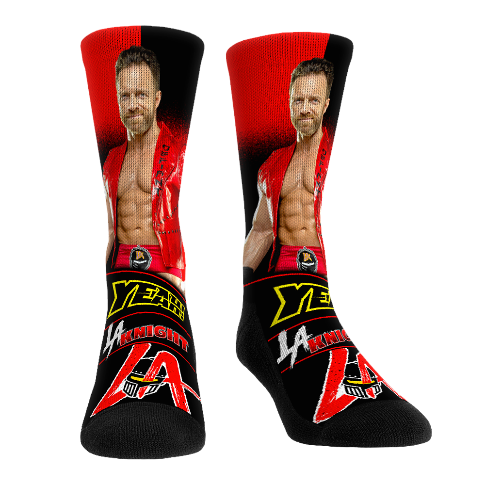 LA Knight Socks - Stare Down - WWE Socks - Rock 'Em Socks