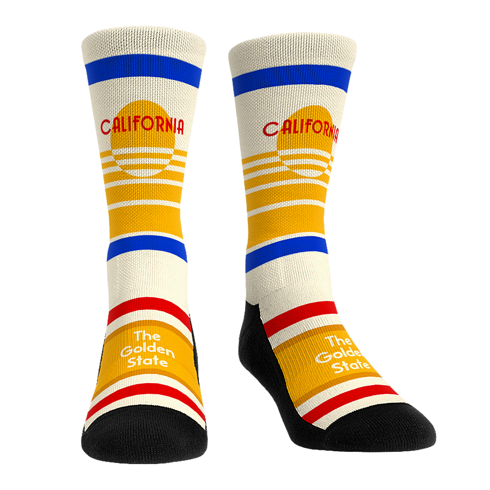 California Socks - License Plate (Script) Socks - Rock 'Em Socks