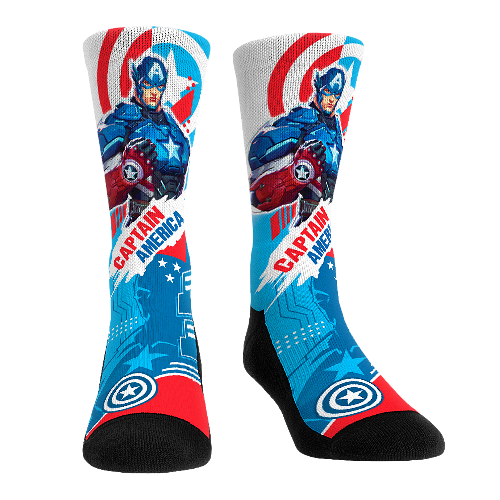 Marvel Rivals Collection - Captain America - Rock 'Em Socks
