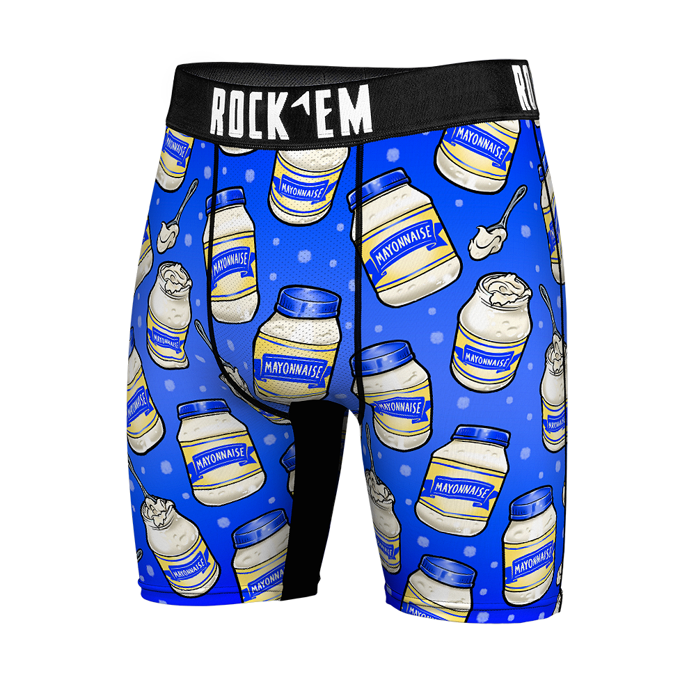 Mayo All-Over - Rock 'Em Boxer Briefs - Underwear - Rock 'Em Socks