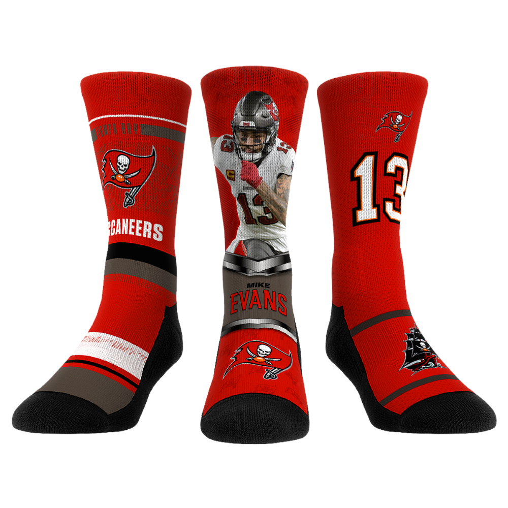 Mike Evans Socks - Tampa Bay Buccaneers Socks - Rock 'Em Socks - NFL
