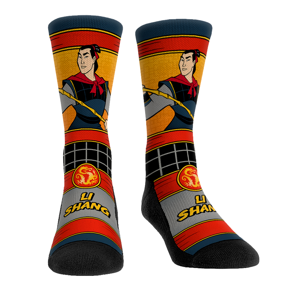 Mulan Socks - Li Shang Showtime - Disney Collection - Rock 'Em Socks