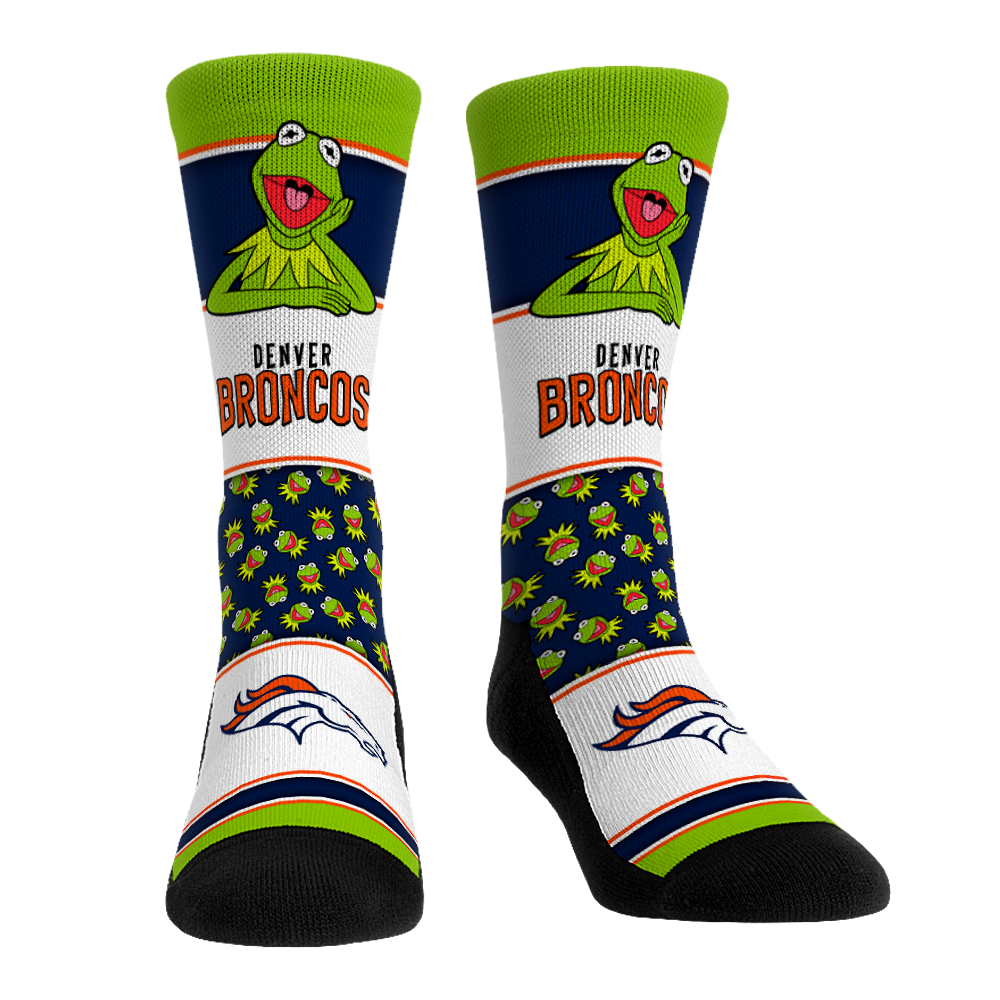 Denver Broncos Socks - The Muppets - NFL Socks - Rock 'Em Socks