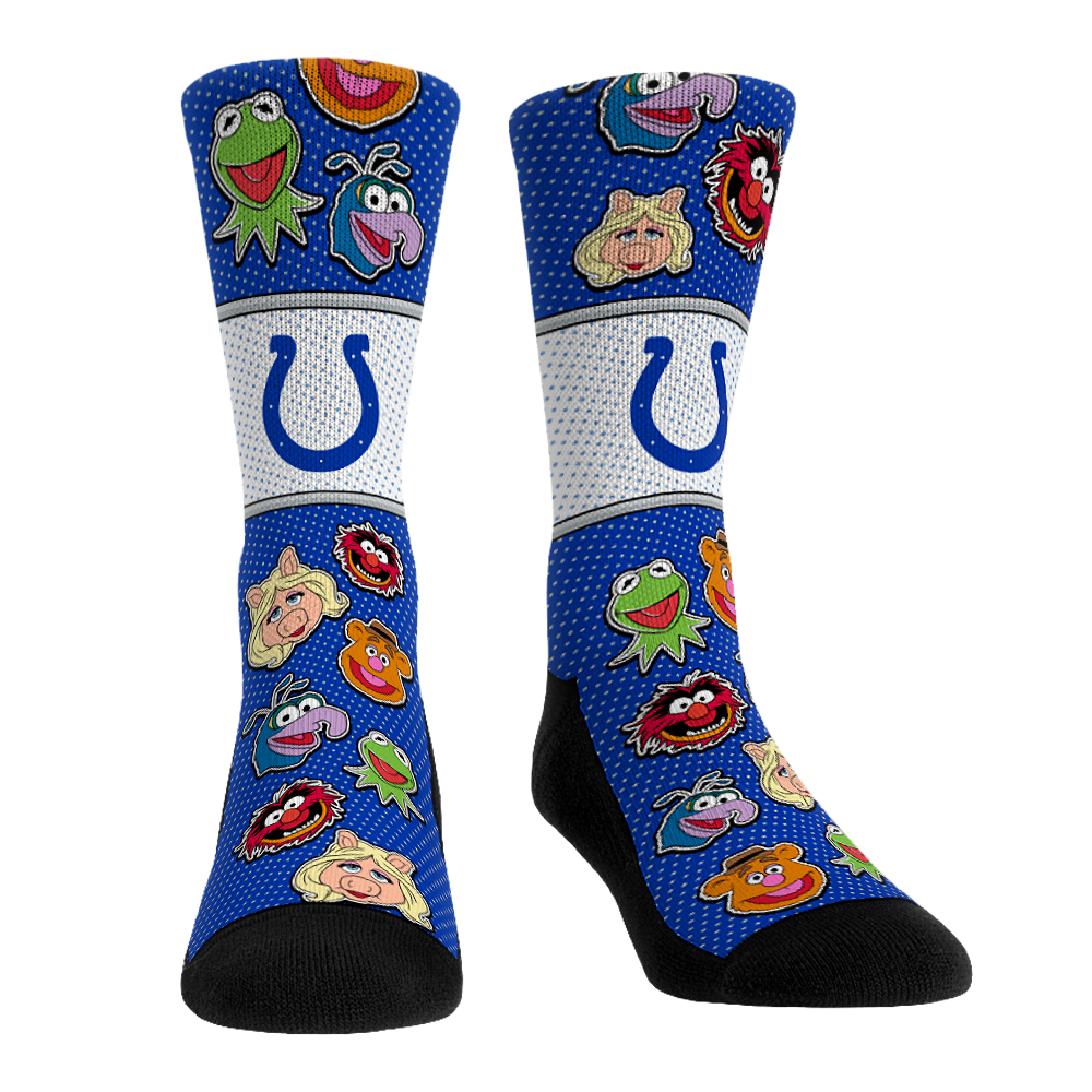Indianapolis Colts Socks - The Muppets - NFL Socks - Rock 'Em Socks
